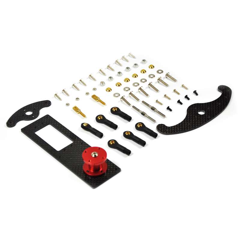 Carbon Fiber Vertical Rudder Tray Set for 20-50CC Airplane - US Stock ...