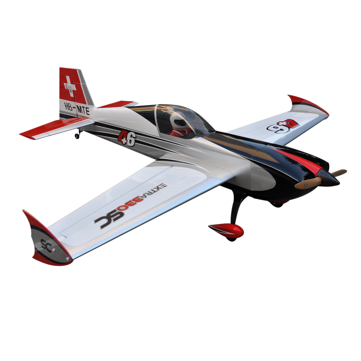 Extra 330SC 78inch 55cc silver ARF,Gas Powered Models