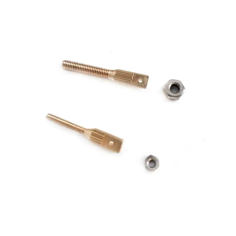 10Pcs M2/M3 Iron Metal Clevis Chuck Pull Rod Connector,Small Material