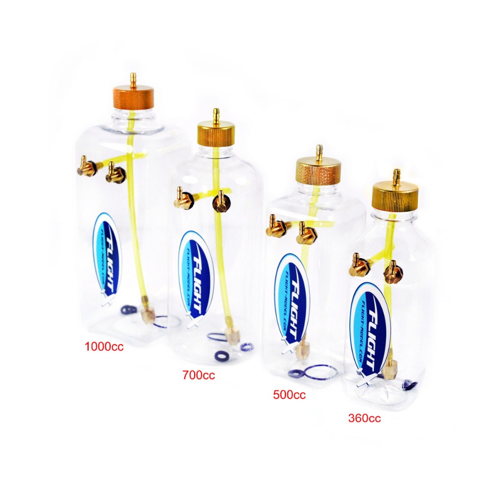 Flight Model RC Fuel Tank Transparent Plastic 260ML 360ML 500ML 1000ML,