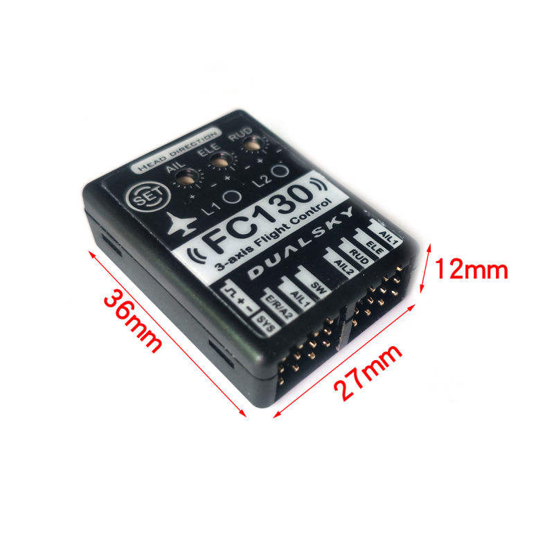 DualSKY FC130 Mems 3-Axis Gyro Flight Control,