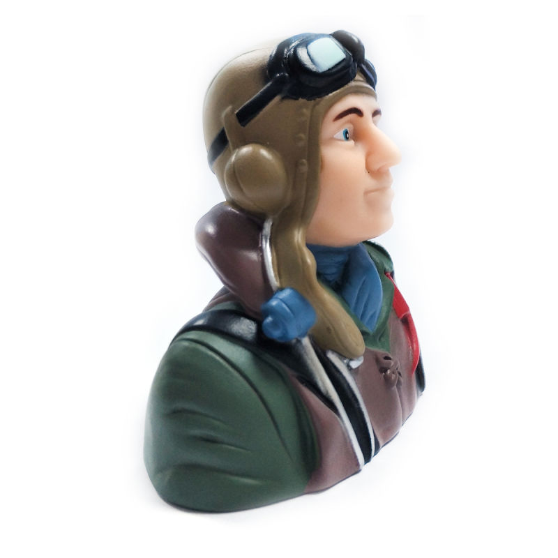 1/6 Scale WW2 Pilots Figure L76*W42*H75mm,Pilot