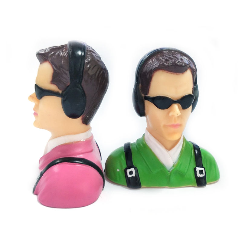 1/6 Scale Pilots Figure with Glass L66*W39*H70mm,Pilot