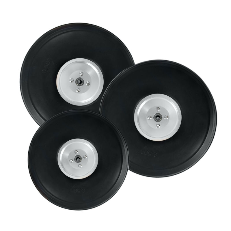 5.5/6/7/8.5inch Aluminum Hub PU Wheel with Bearing