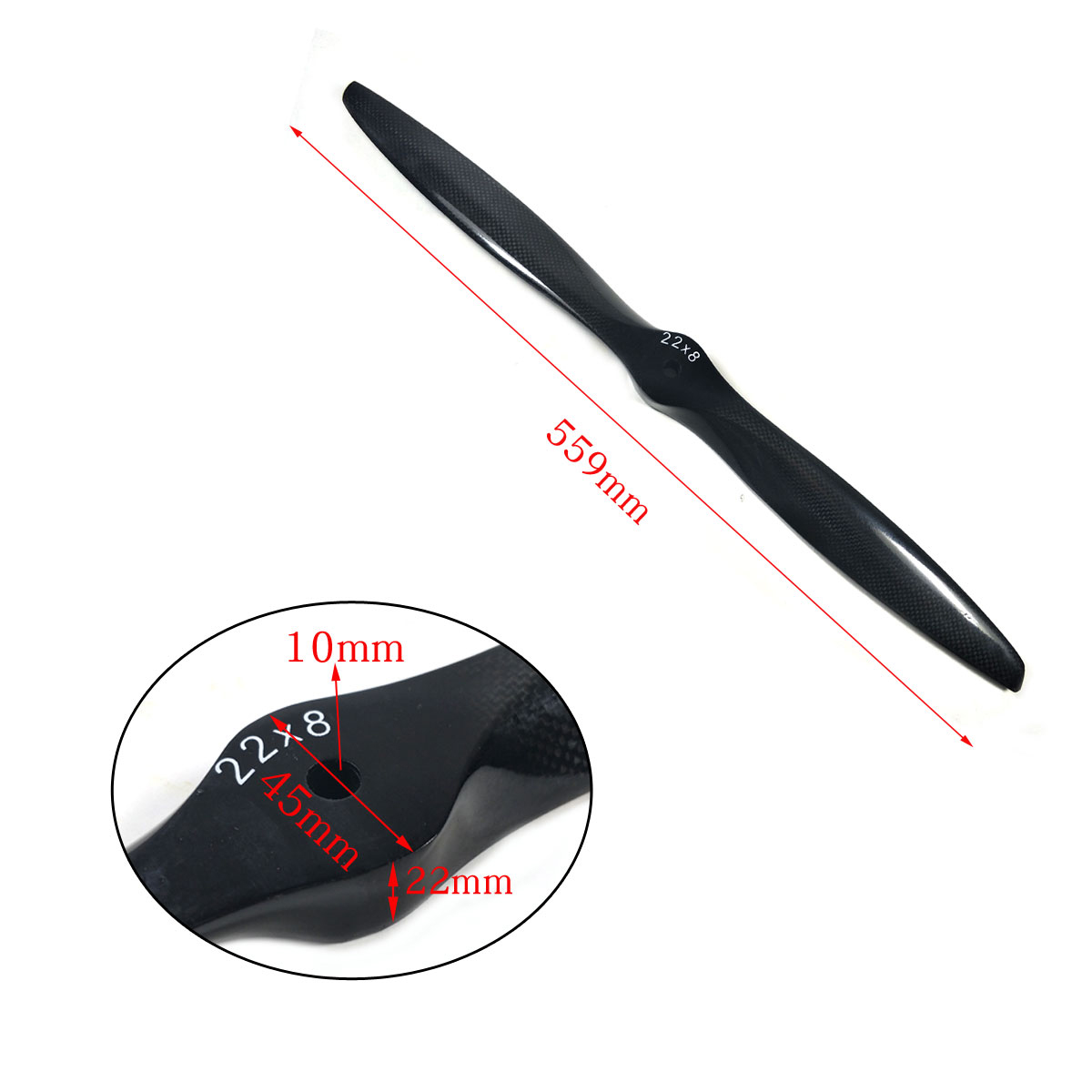 ZYHOBBY 22inch to 32 inch Cabon Fiber Covered Propeller