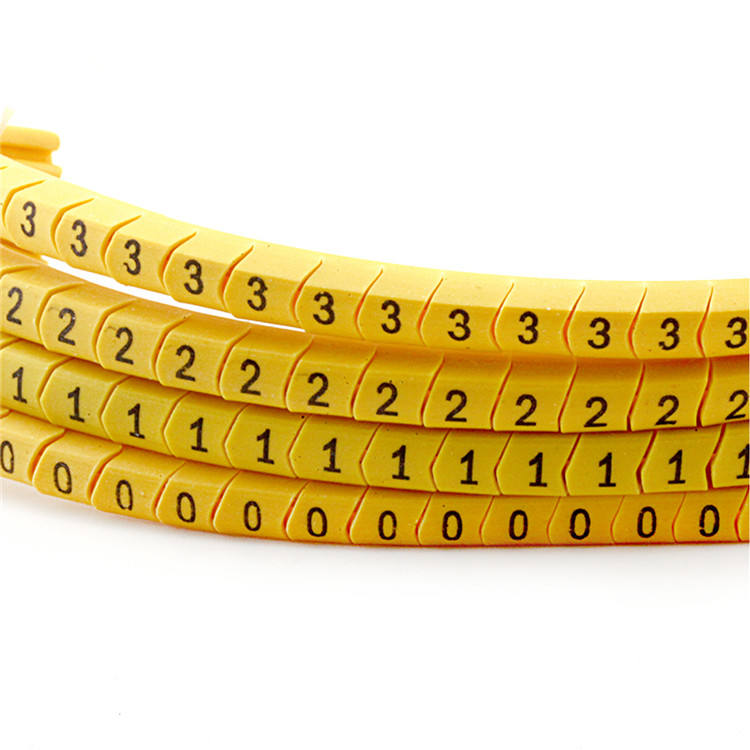 0-9 Digit Number Wiring Set Line Number Tube