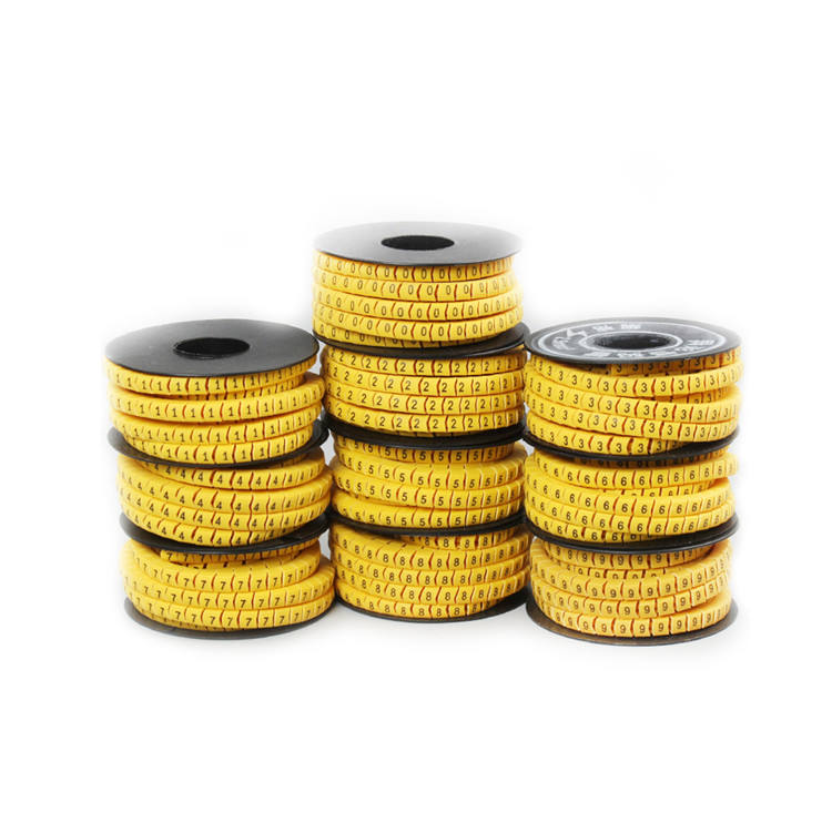 0-9 Digit Number Wiring Set Line Number Tube