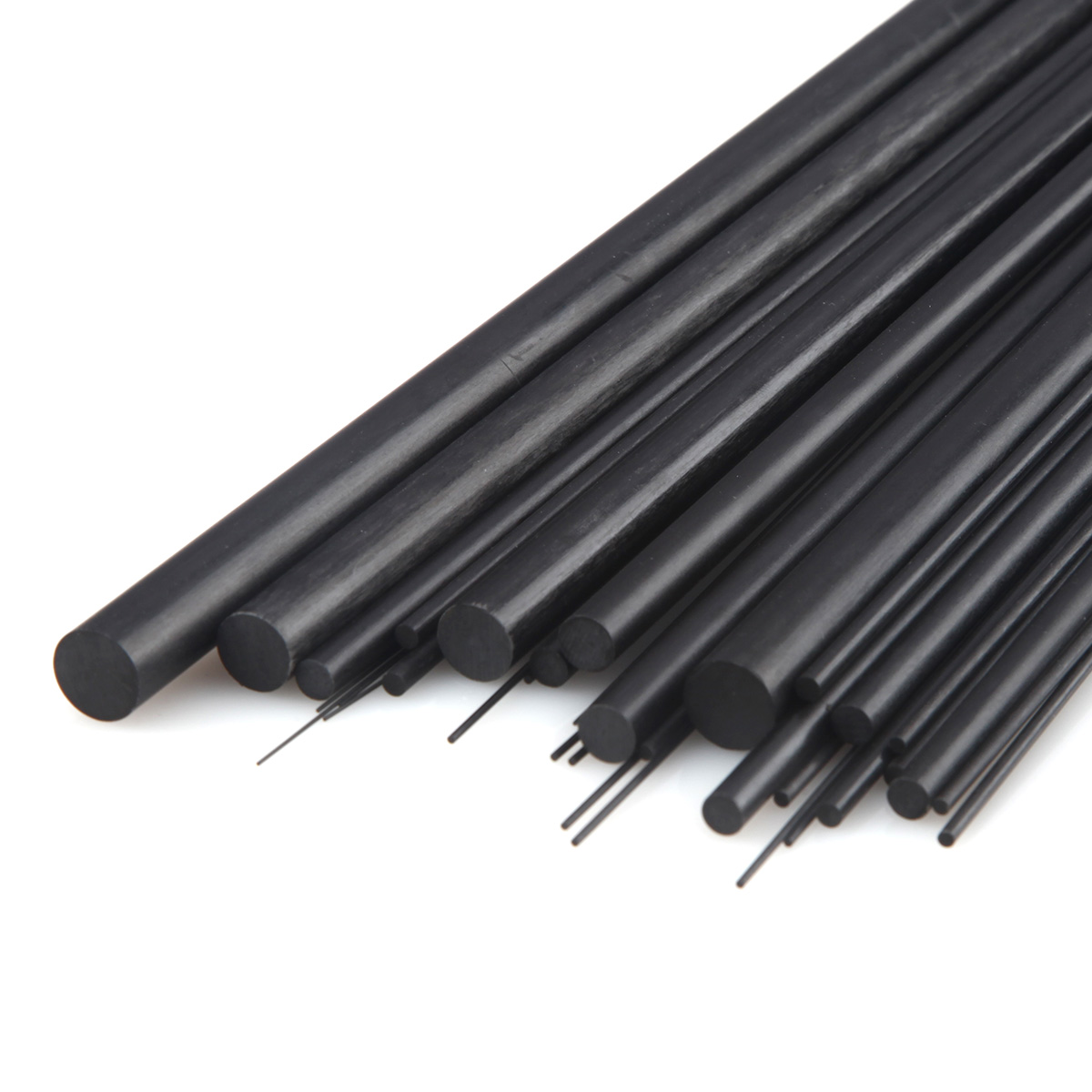 5pcs Carbon Fiber Rods Dia 1mm 2mm 3mm 4mm 5mm 6mm 7mm 8mm 10mm 11mm ...