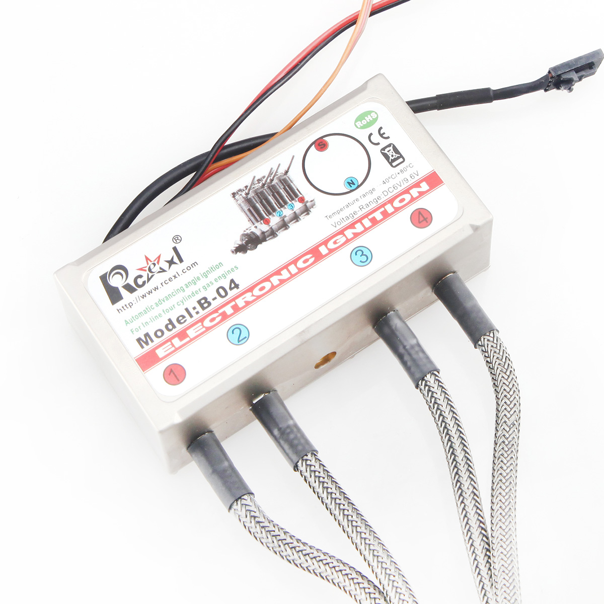 RCEXL 4 Cylinders Inline Ignition CDI 90/120 for NGK CM6/1/4 -32,Rcexl ...