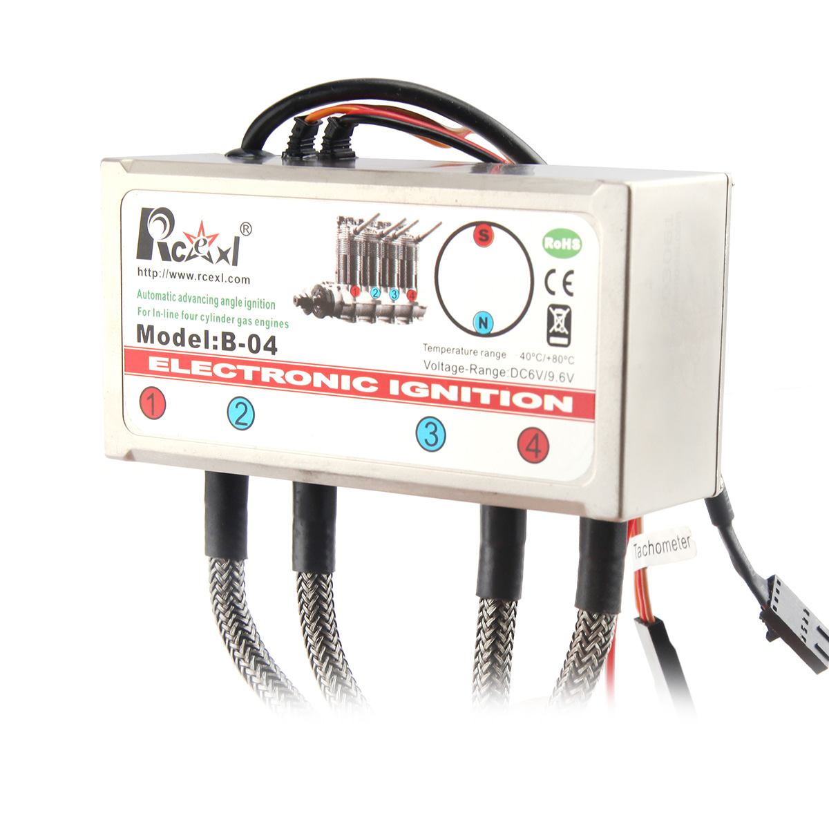 RCEXL 4 Cylinders Inline Ignition CDI 90/120 for NGK CM6/1/4 -32,Rcexl ...