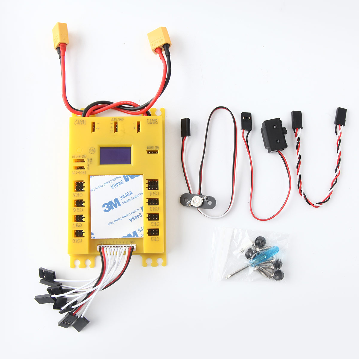 Mini Power DP UBEC 4.8-9.7V Servo Section Board with Dual Power Input ...