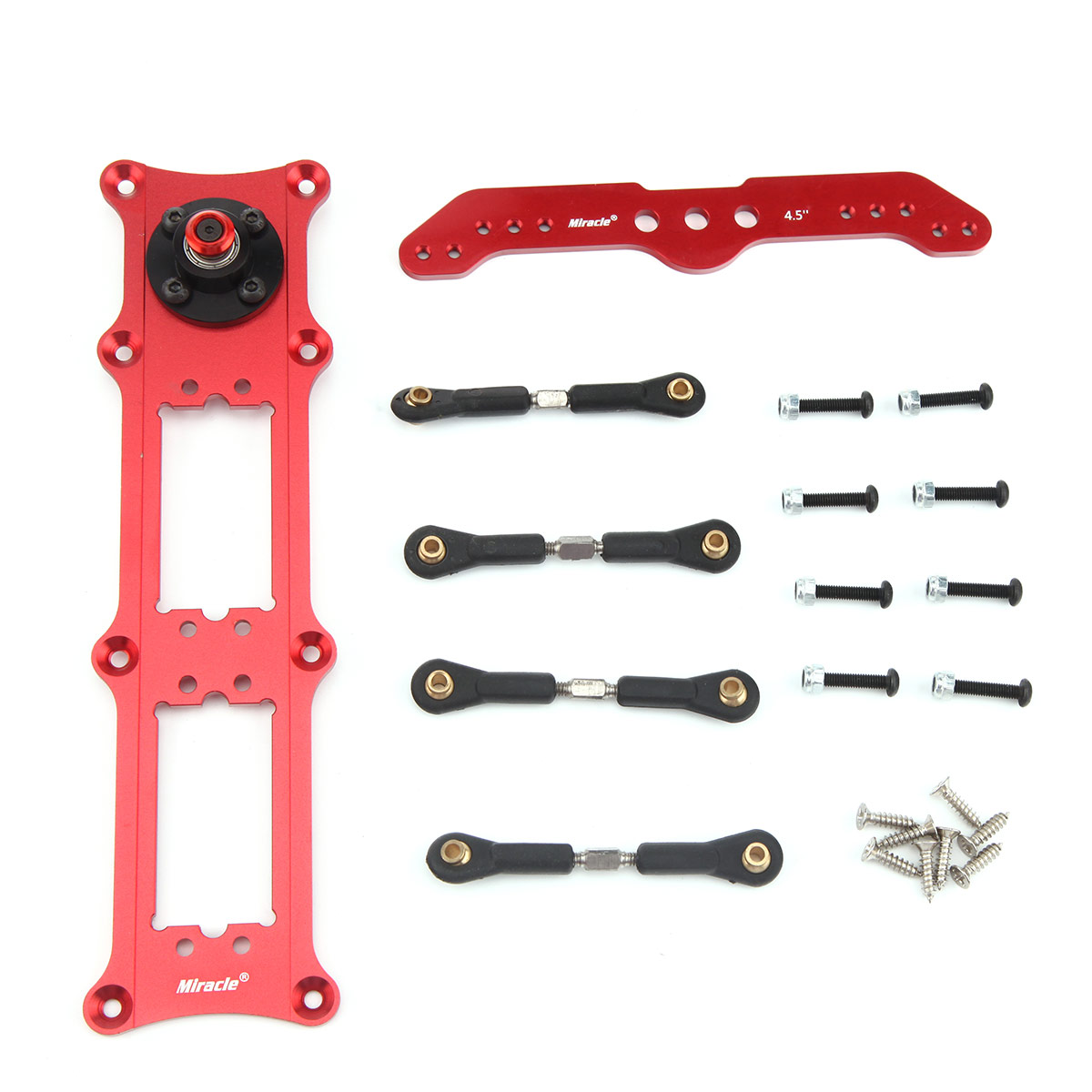 Miracle Dual Rudder Tray KIT with 4.5in Double Arm,Servo Arms Related