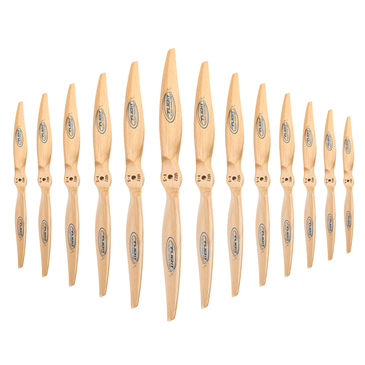 Flight Model 12inch to 24inch CW Wooden Propeller for Electric Motor/Engine