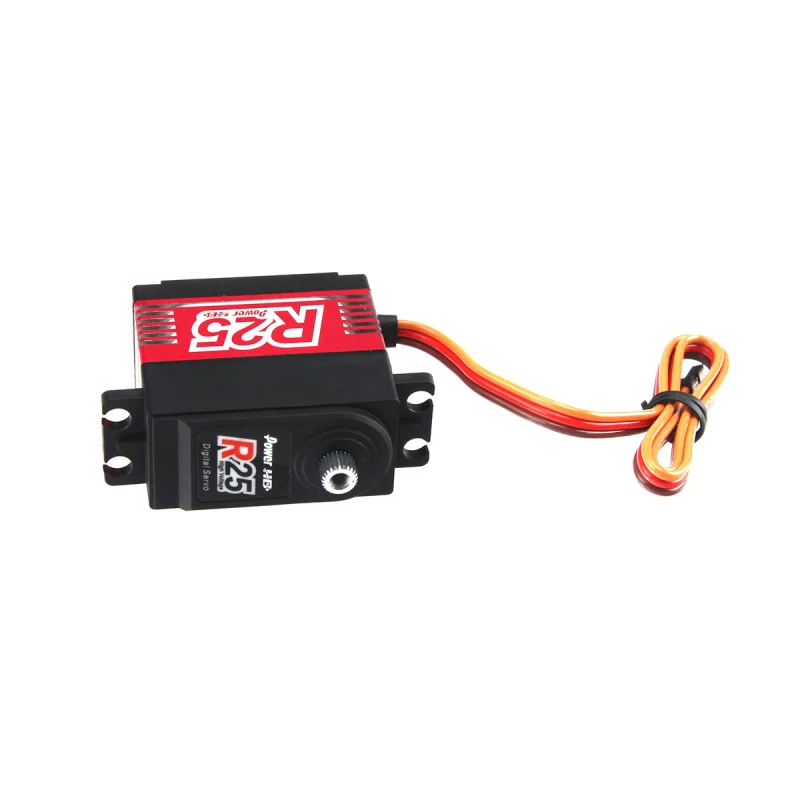 POWER HD R25 Alloy Gear Digital Coreless High Voltage Servo with 25kg ...