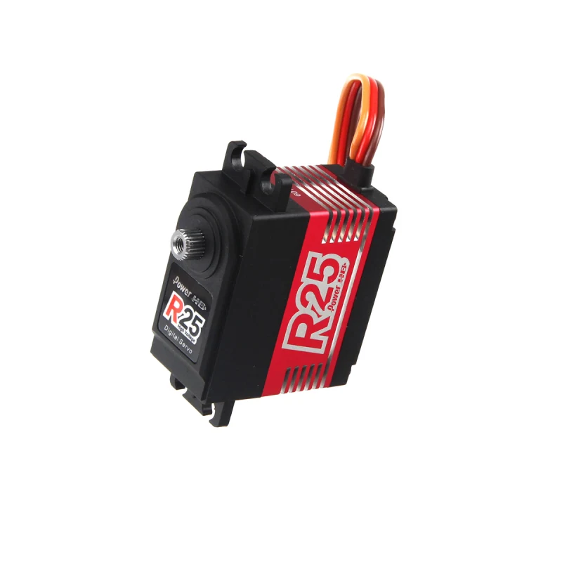 POWER HD R25 Alloy Gear Digital Coreless High Voltage Servo with 25kg ...