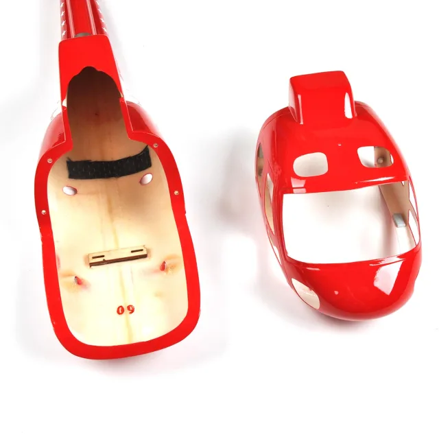 RC Helicopter AS350 Ecureuil 450 Pre-Painted Fuselage for 450 Size ...