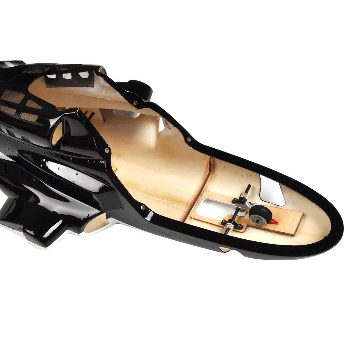 RC Helicopter Airwolf 450 Pre-Painted fuselage for 450 Size Helicopters ...