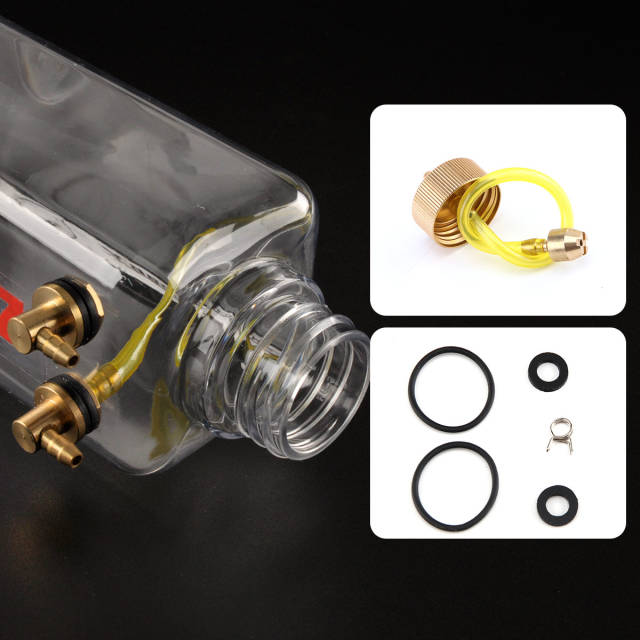 260ml 360ml 500ml 1000ml Transparent Plastic Fuel Tank For Gas RC Airplane