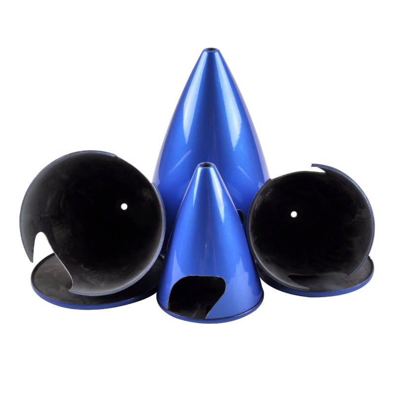 1PC 3/3.5/4/4.5inch Multi-Colored Carbon Fiber Cone Spinner 2 Blades ...