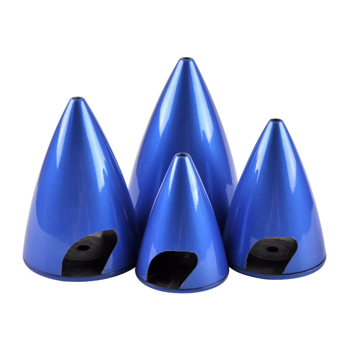 1PC 3/3.5/4/4.5inch Multi-Colored Carbon Fiber Cone Spinner 2 Blades ...