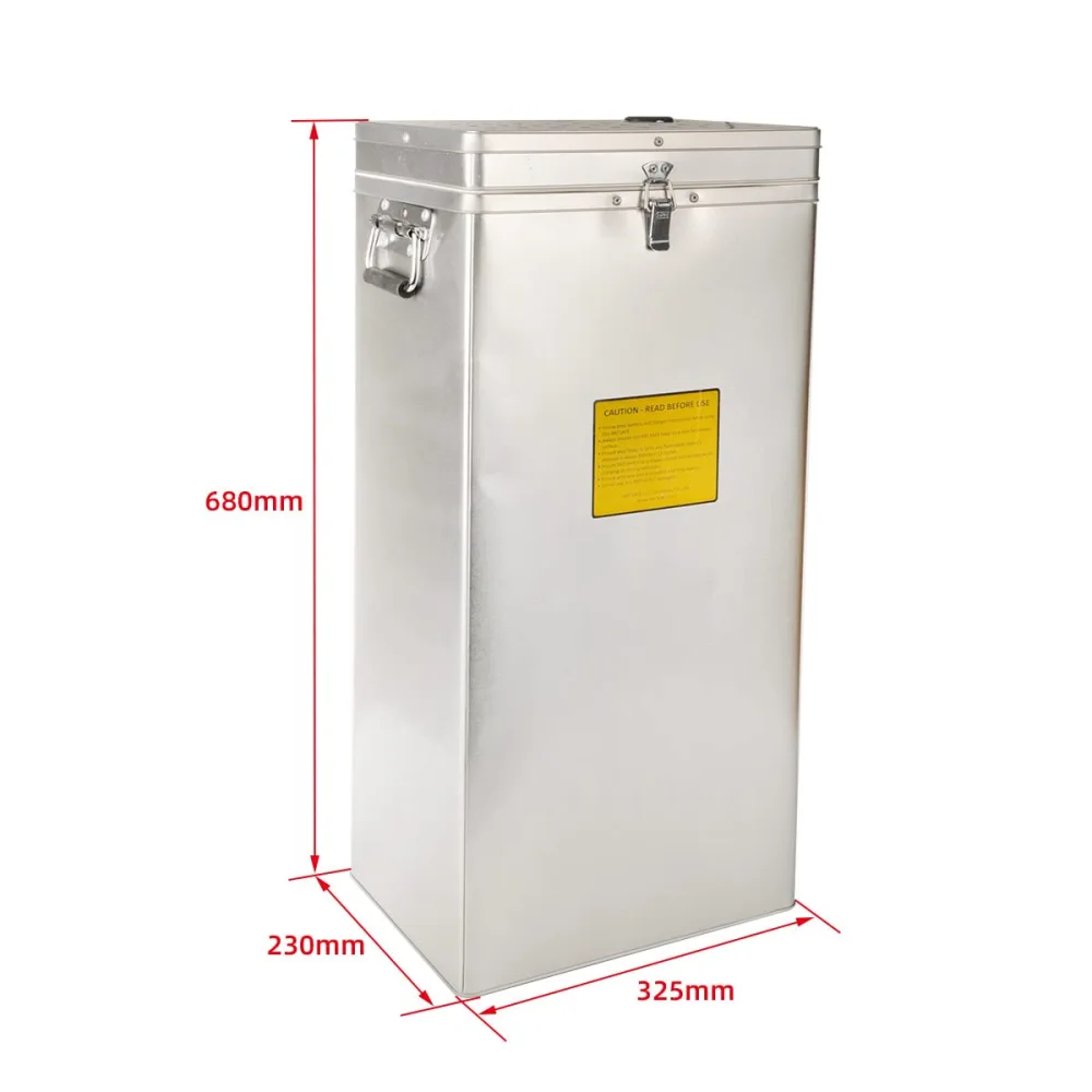 Bat-Safe-XXL LiPo Battery Charging Safe Box Silver