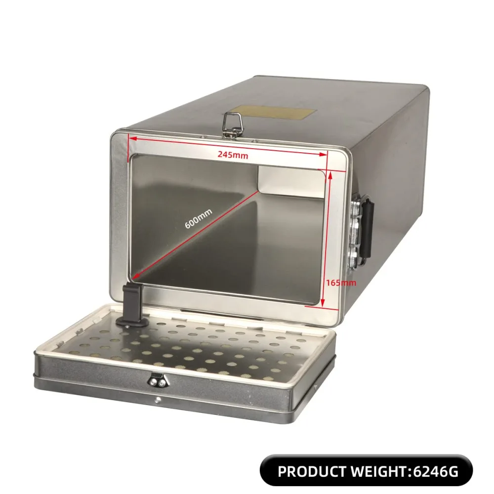Bat-Safe-XXL LiPo Battery Charging Safe Box Silver