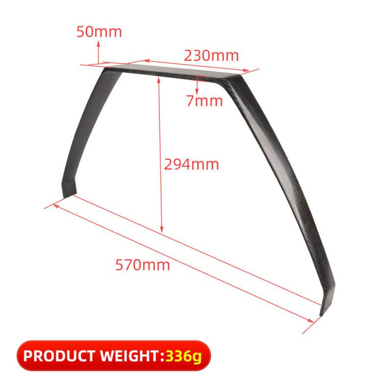 Carbon Fiber Landing Gear Support Frame for RC Fix Wing Airplane