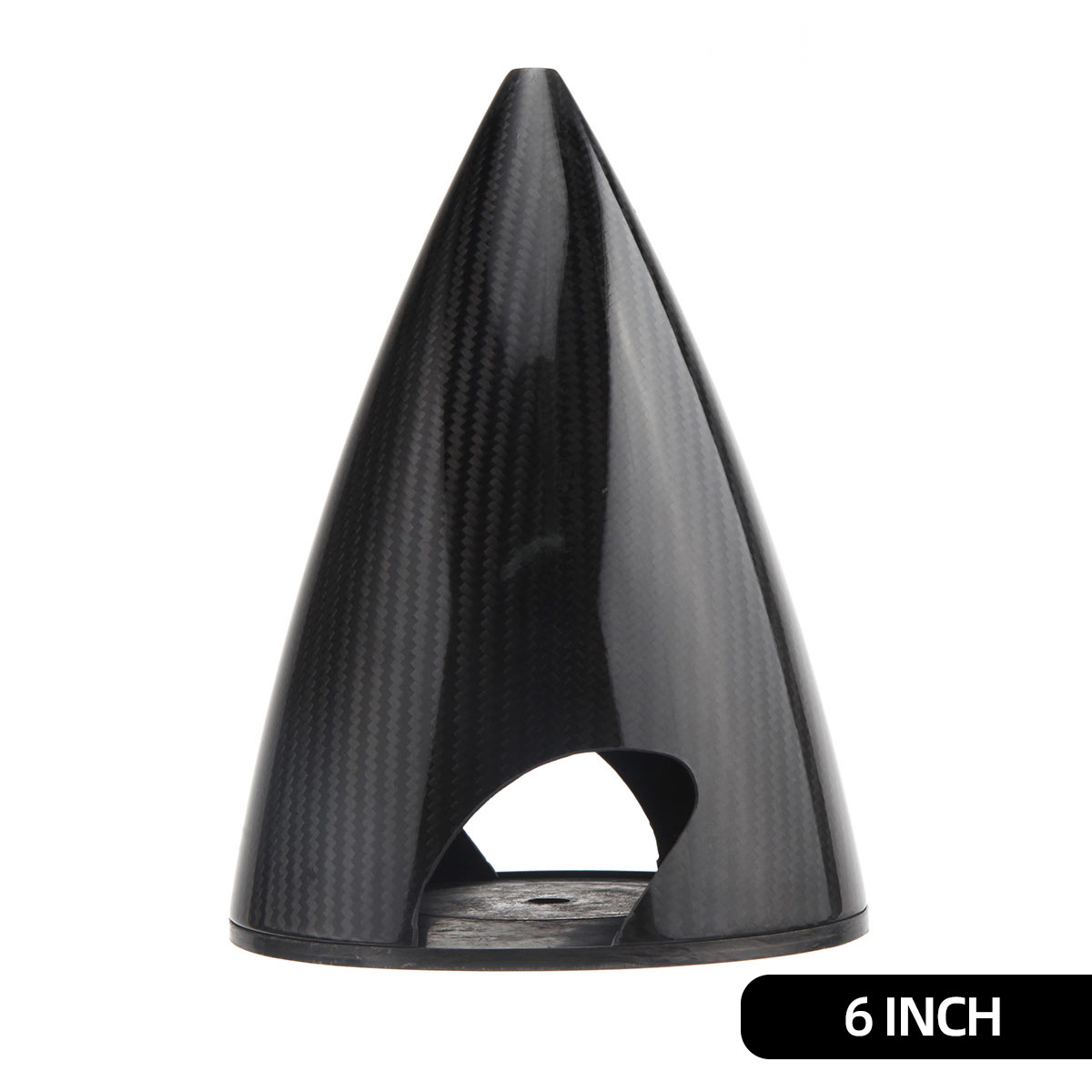 2inch to 6inch Cone Carbon Fiber Spinner W/ Carbonf Fiber Back Plate