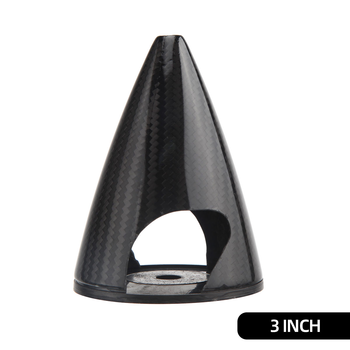 2inch to 6inch Cone Carbon Fiber Spinner W/ Carbonf Fiber Back Plate