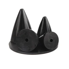 2inch to 6inch Cone Carbon Fiber Spinner W/ Carbonf Fiber Back Plate