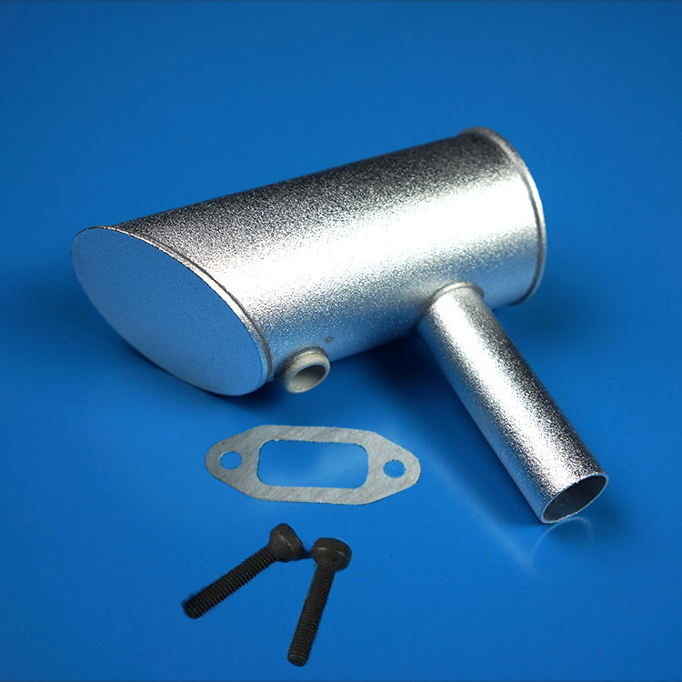 DLE40 Twin Engine Exhaust Mufflers Pipe for RC Airplane