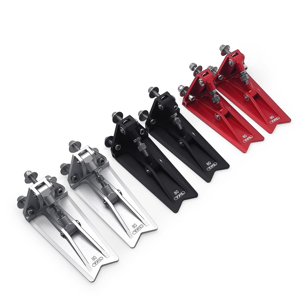 A pair of Realistic aluminum Adjustable angle Trim Tab parts for RC ...