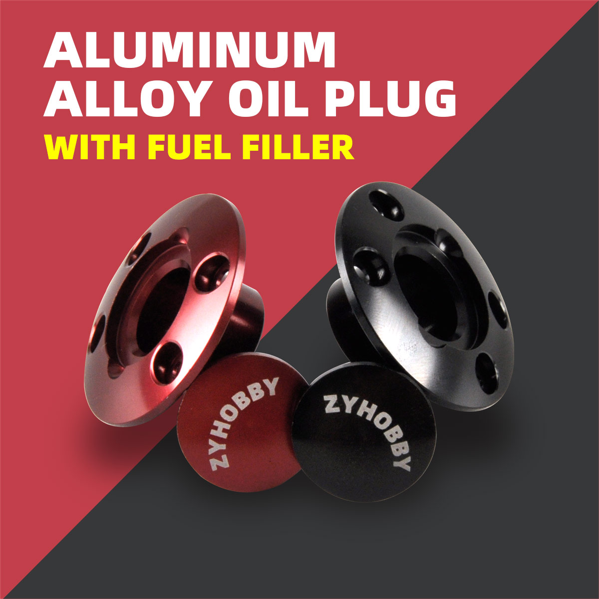 ZYHOBBY Fuel Dot CNC Aluminum Anodized Round Fuel Dot for RC Model