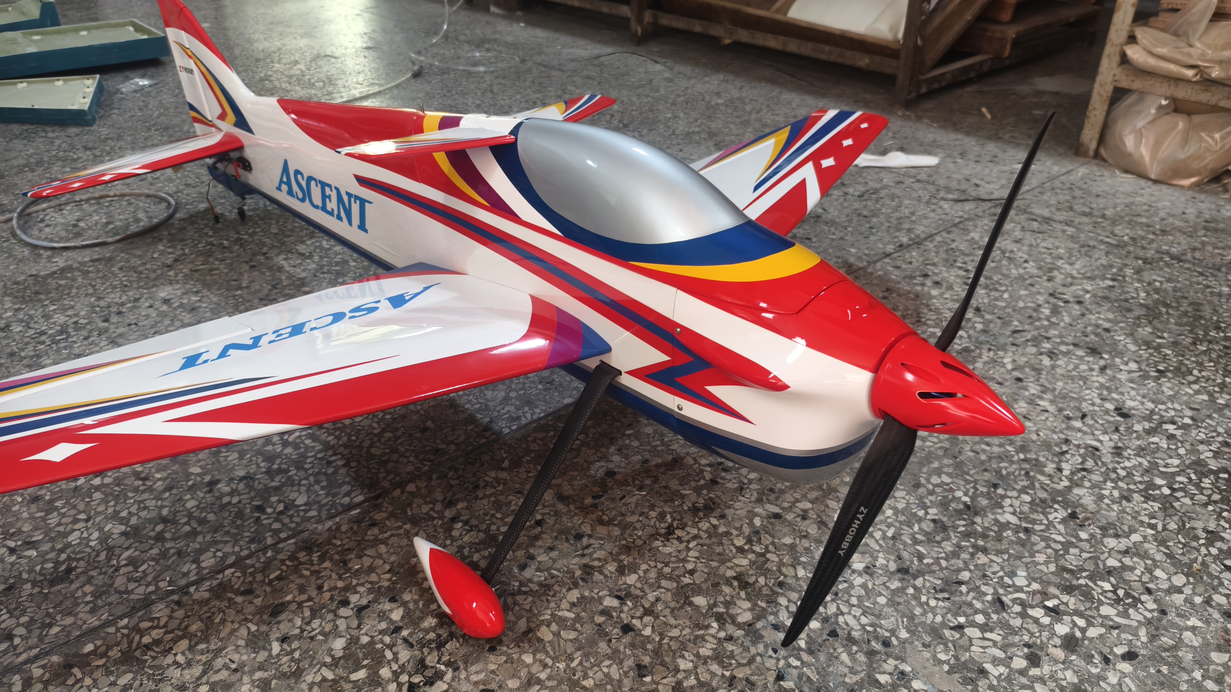 ELIXIR F3A M070 F3A-80 Composite Fuselage RC Airplane Scale Model KIT ...