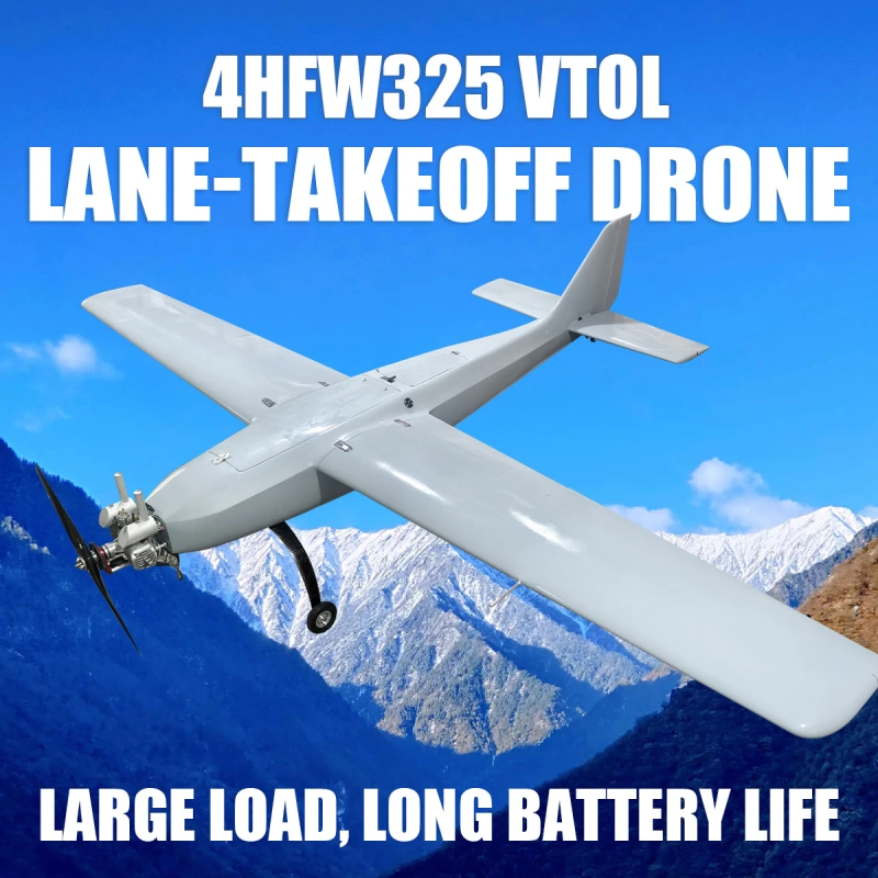 Fixed Wing UAV 3.25M Wingspan 10KG Payload 6 Hours Flight Time Heavy ...