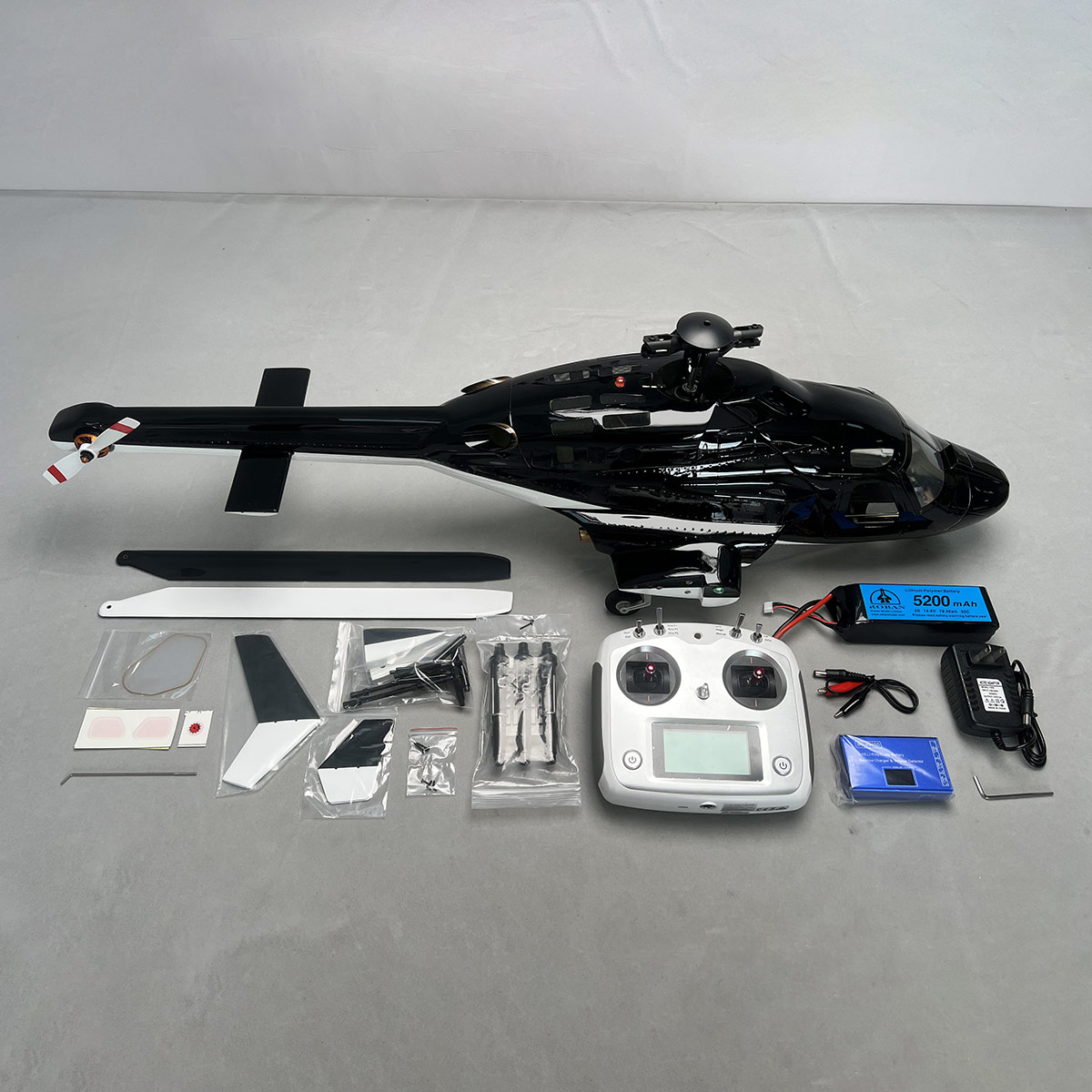 Roban 470 Size Airwolf RC Helicopter GPS Mode X2 Flight Control System LED Lighting System RTF ...