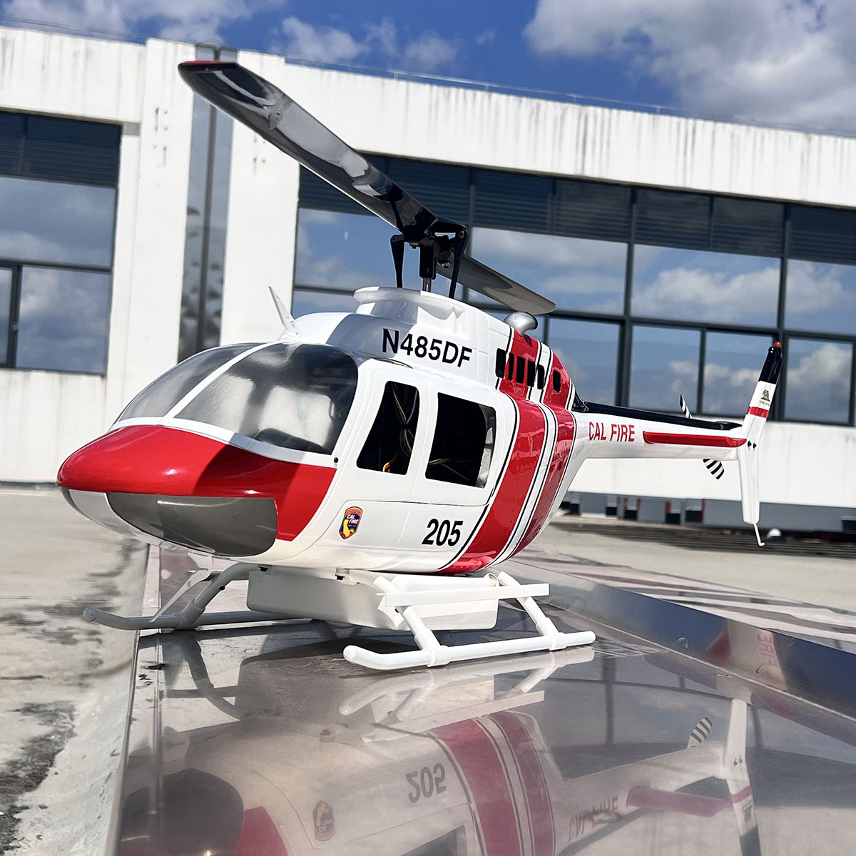 Roban 470size Bell-206 RC Helicopter 470-Class Model, GPS Mode RTF ...
