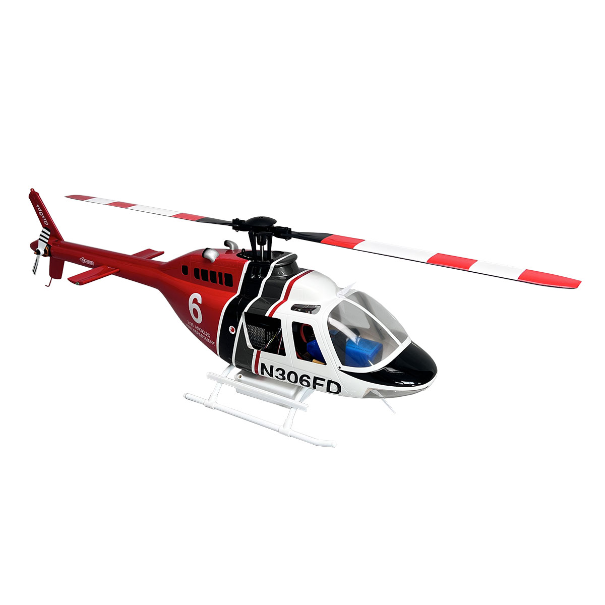 Roban 470size Bell-206 RC Helicopter 470-Class Model, GPS Mode RTF ...