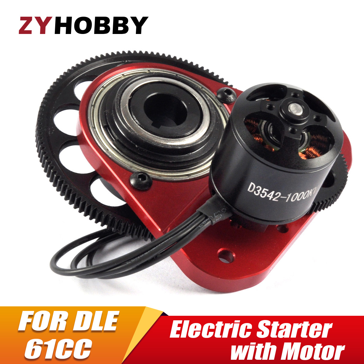 1 Set Electric Starter with Motor for DLE 61CC Gasoline Engine RC ...