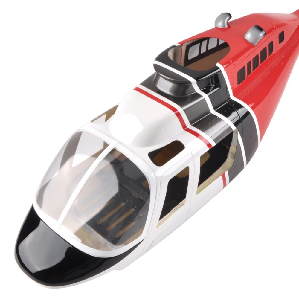 Roban 470 Size B206 Helicopter Fuselage RC Copter Glassfiber Case RC ...