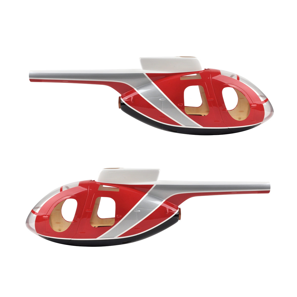 Roban 450 Size Helicopter Fuselage 450 size MD500E police red ...