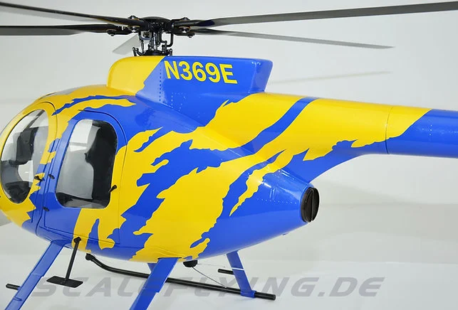 800 size MD500D KIT Blue Yellow Painting V2 Version ARF Version