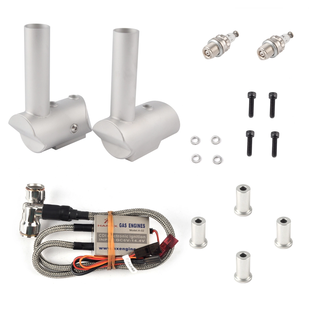 HANGX 75CC Engine Gasoline-powered twin-cylinder model aircraft engine ...