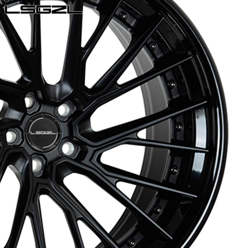 3-piece high strength forged wheel rims