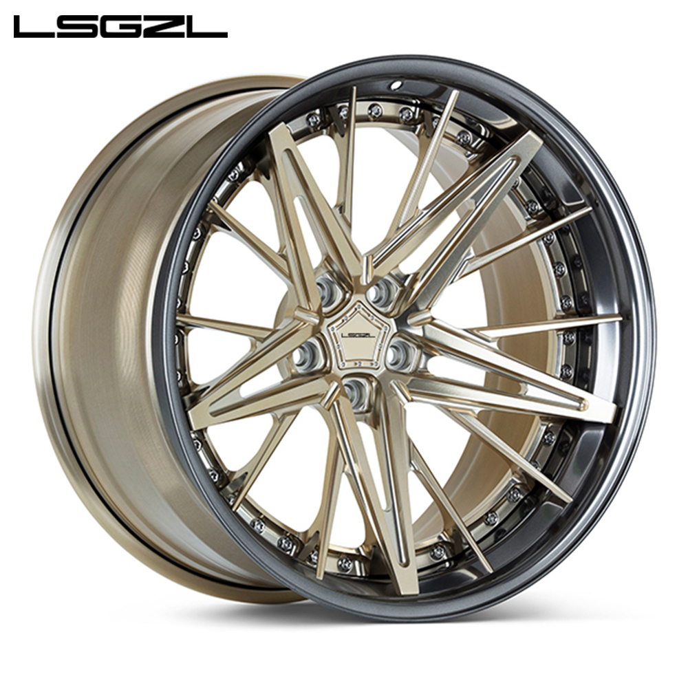 3-piece high strength forged wheel 19 20 21 inch forged alloy rims
