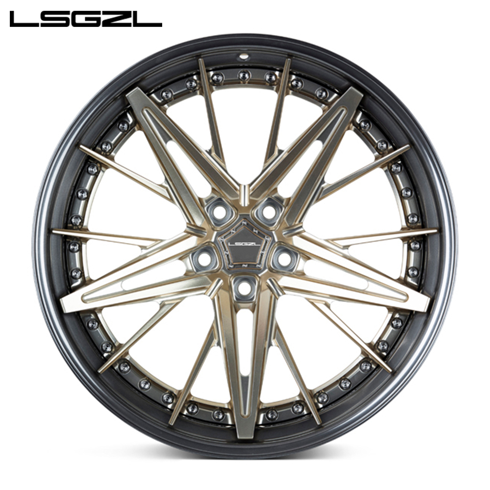 3-piece high strength forged wheel 19 20 21 inch forged alloy rims