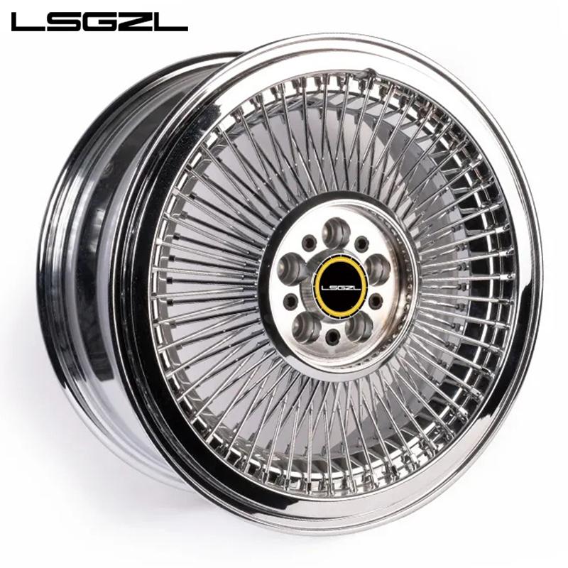 custom Chrome steel wire wheel 20 inch wire spoke rims 22 24 26 inch ...