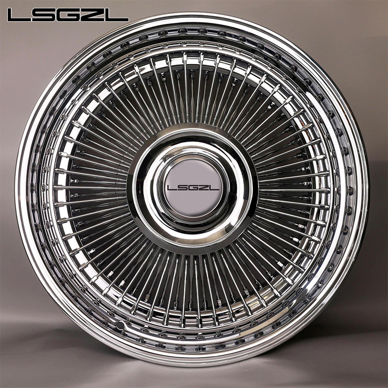 custom Chrome gold steel wire wheel rims wire spoke wheel 5x120 5x130 ...