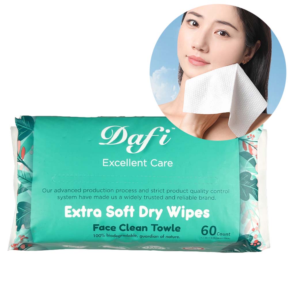 Customized Logo Small Size 100% Viscose Biodegradable Disposable Face ...