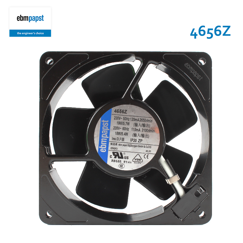 ebmpapst 12038 axial cooling fan brushless cooling fan 230V 0.12A 19/18W 4656Z